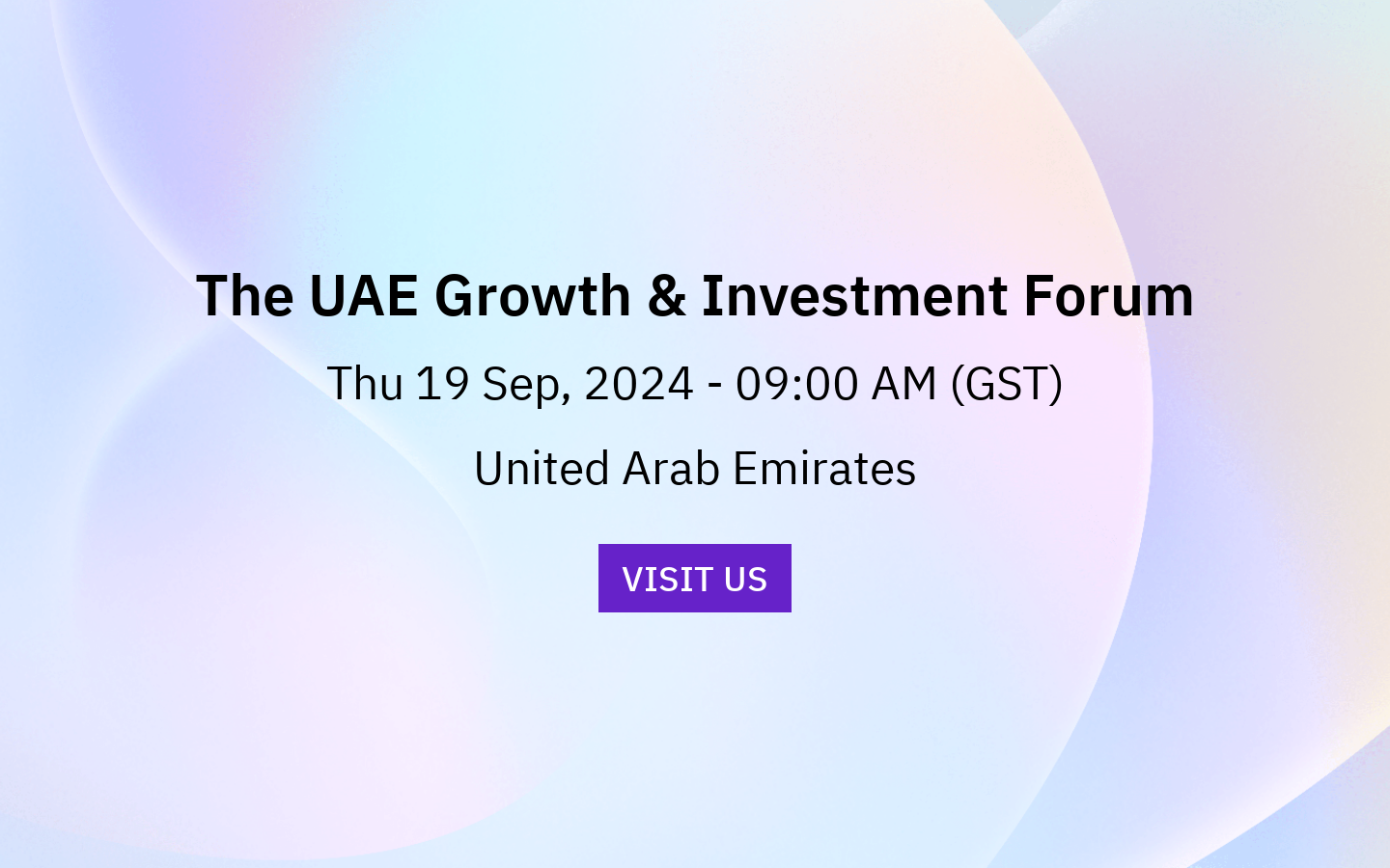 The UAE Growth & Investment Forum
